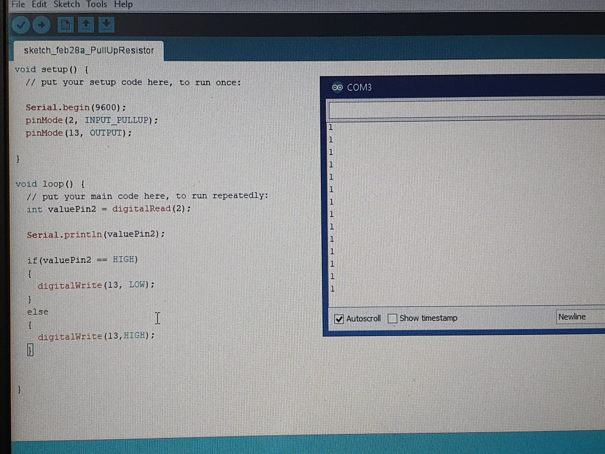 Connecting an Active Low switch to Arduino – Welcome…enjoy coding ...