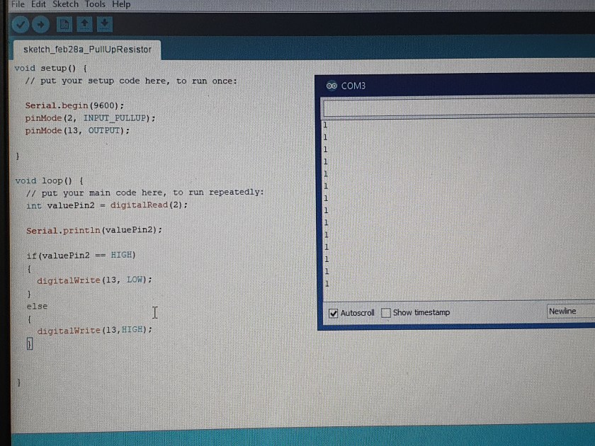 Connecting an Active Low switch to Arduino – Welcome…enjoy coding ...
