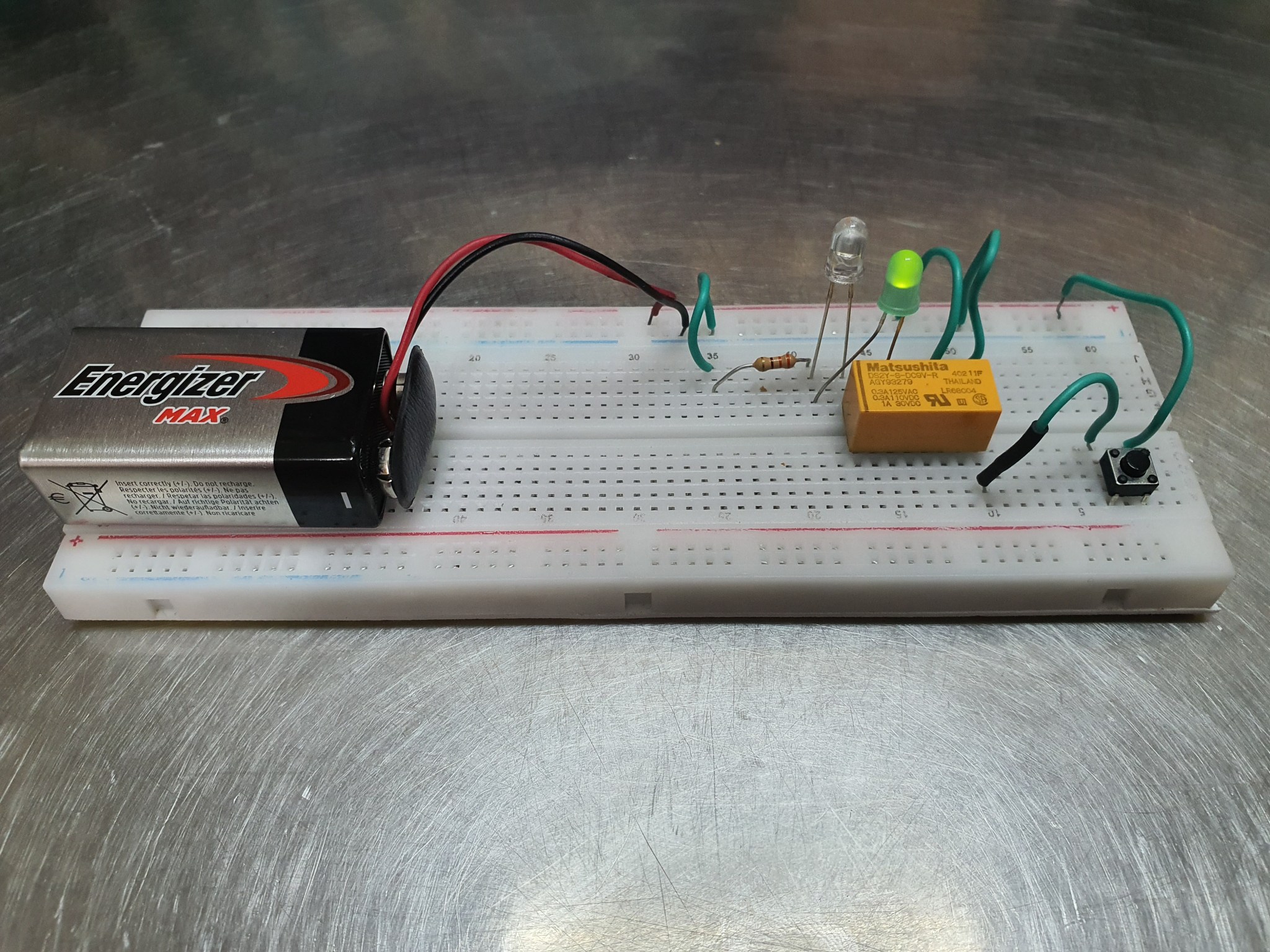 Using a DPDT 9v relay to control 2 LEDs. – Welcome…enjoy coding ...