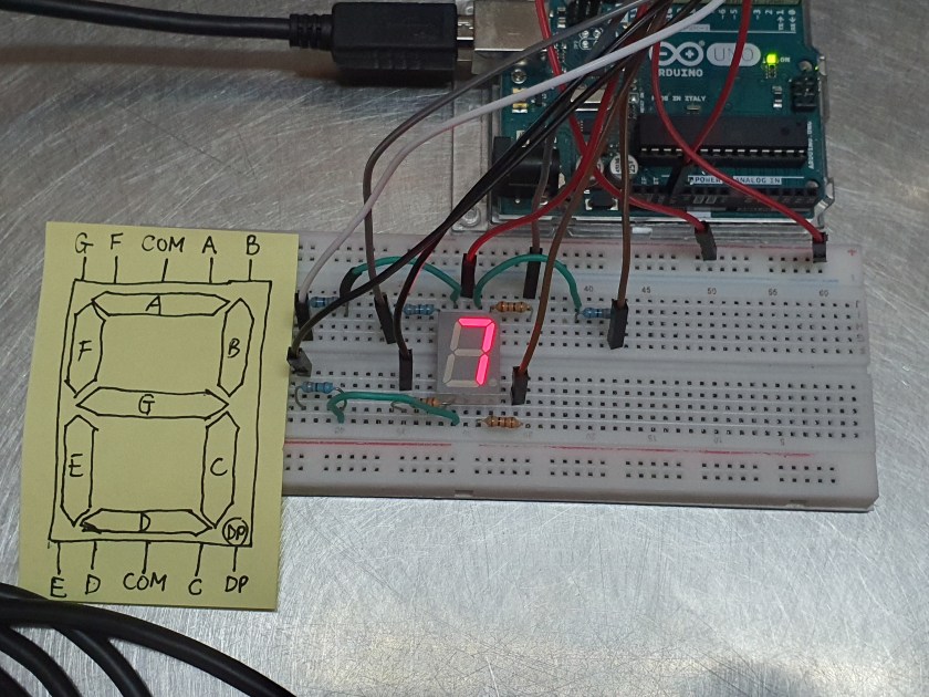 Using Arduino to control 8 segment display – Welcome…enjoy coding ...