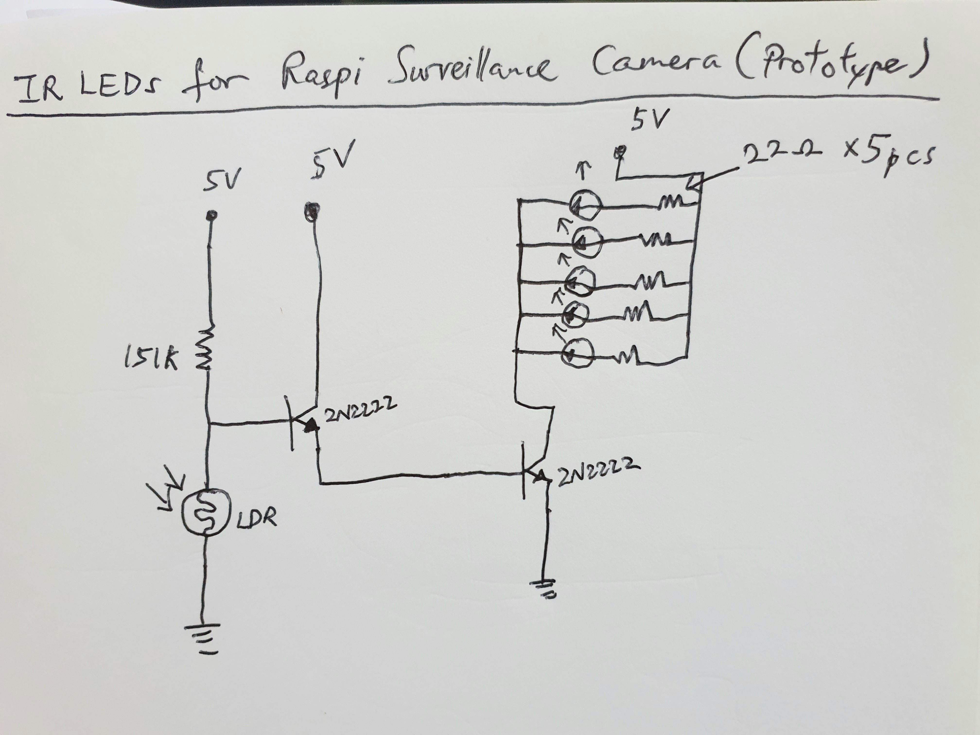 Making an infrared(IR) lighting for Raspberry Pi NOIR Camera and making ...